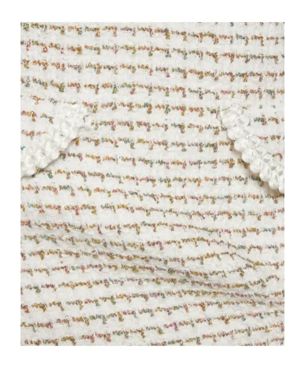 Alessandra Rich Tweed Halterneck Mini Dress W/ Lurex