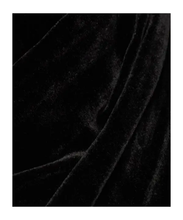 Alessandra Rich Velvet Halter Neck Cutout Gown