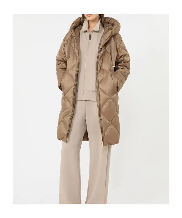 Max Mara Mtctrefe Hooded Midi Puffer Jacket