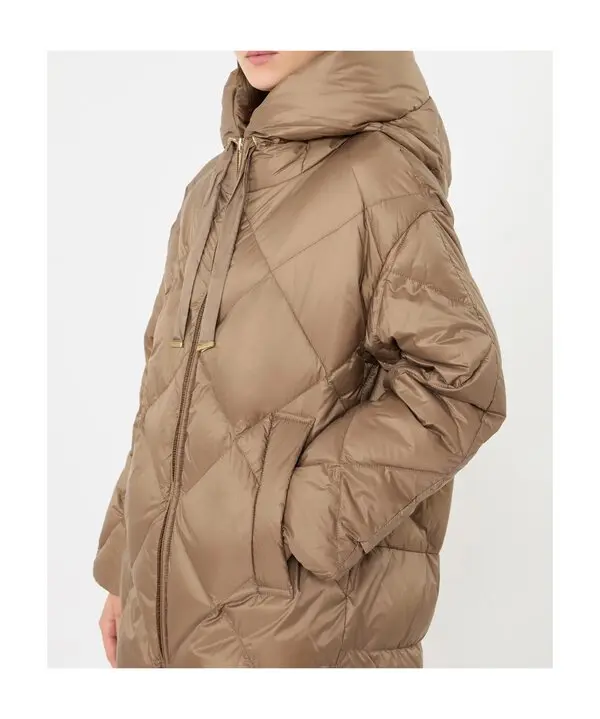 Max Mara Mtctrefe Hooded Midi Puffer Jacket