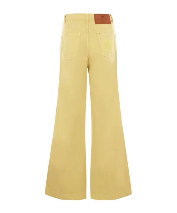 Etro Pegaso Embroidered Flared Trousers