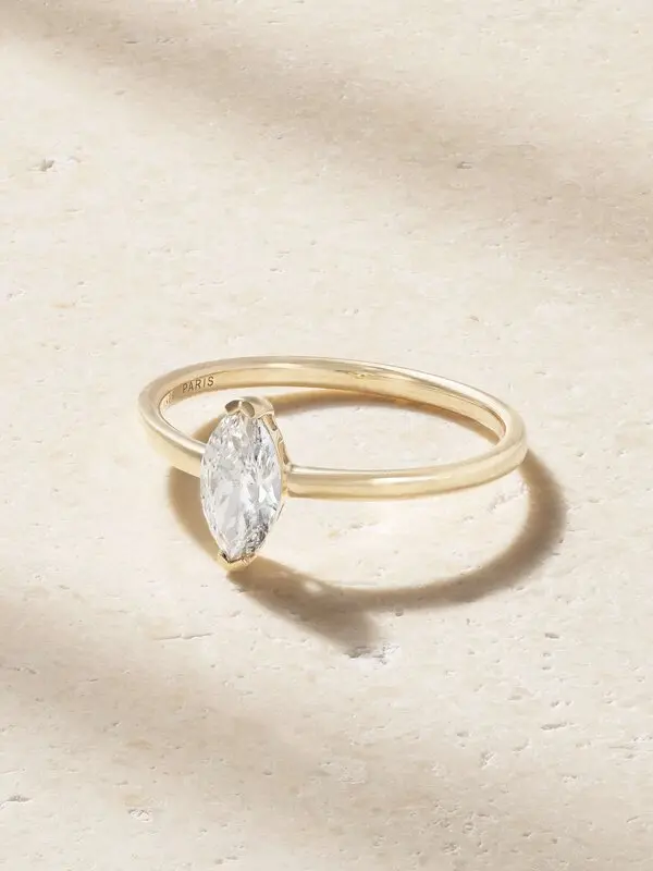 PERSEE 9-karat And Diamond Ring