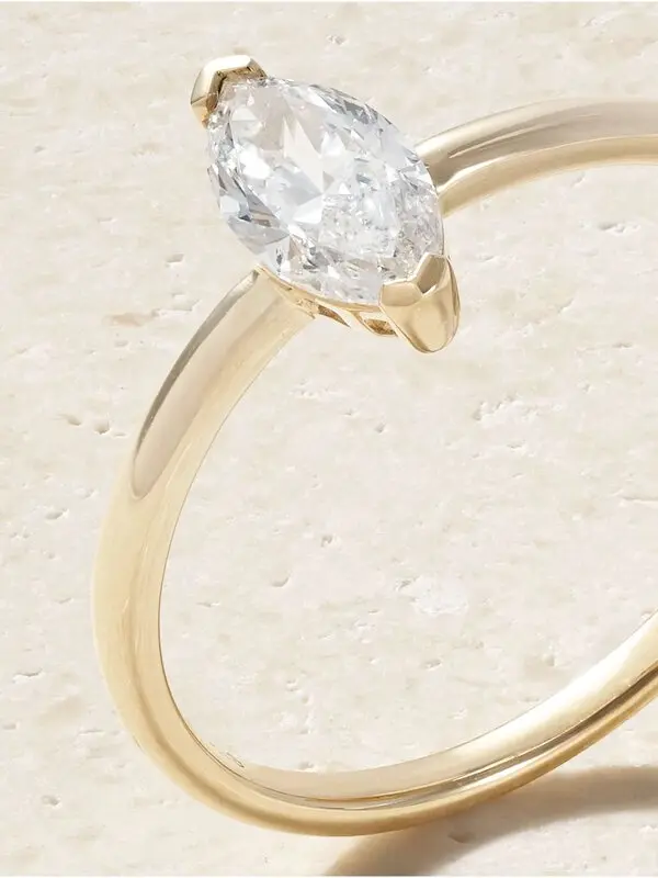 PERSEE 9-karat And Diamond Ring