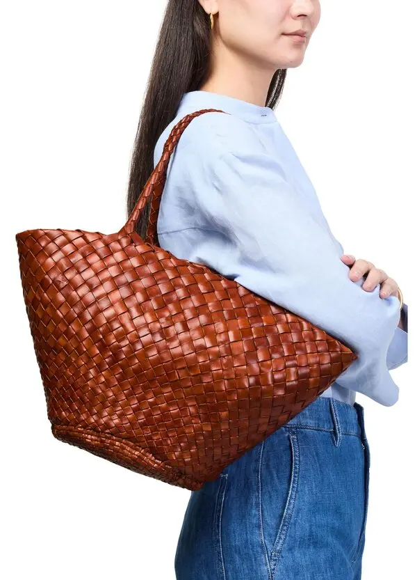 Dragon Diffusion Solid-color Handbag - Brown