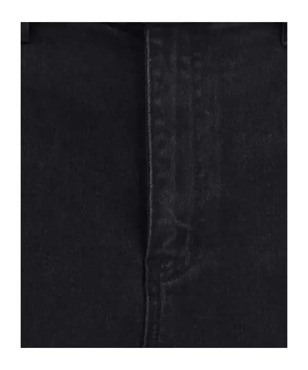 SELF-PORTRAIT Logo Patch Barrel-leg Jeans