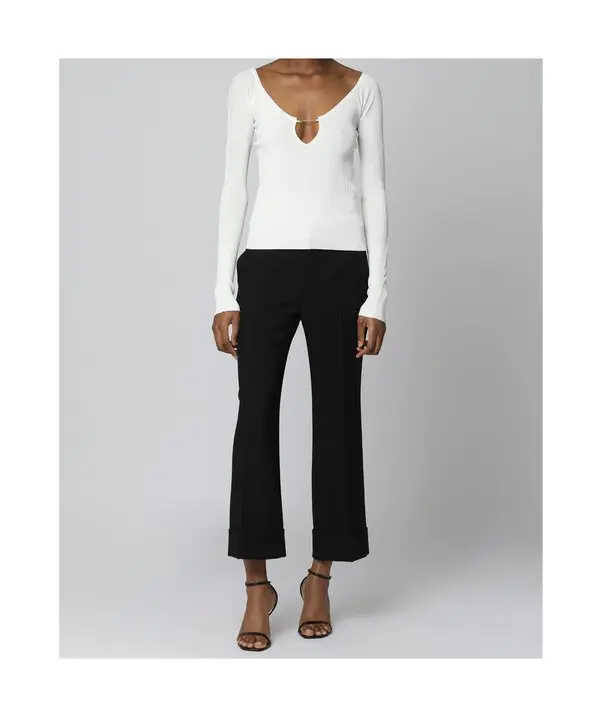 Jacquemus Long-sleeved T-shirt - White