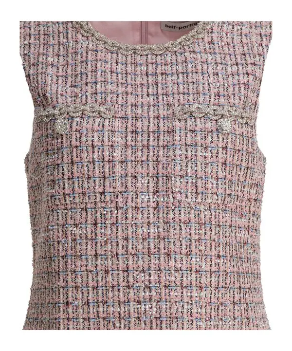 SELF-PORTRAIT Sleeveless Dress