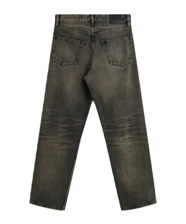 SUNFLOWER Faded-effect Loose-leg Jeans - No