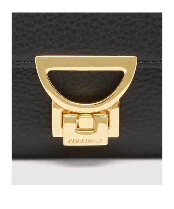 COCCINELLE Logo Engraved Foldover Top Wallet
