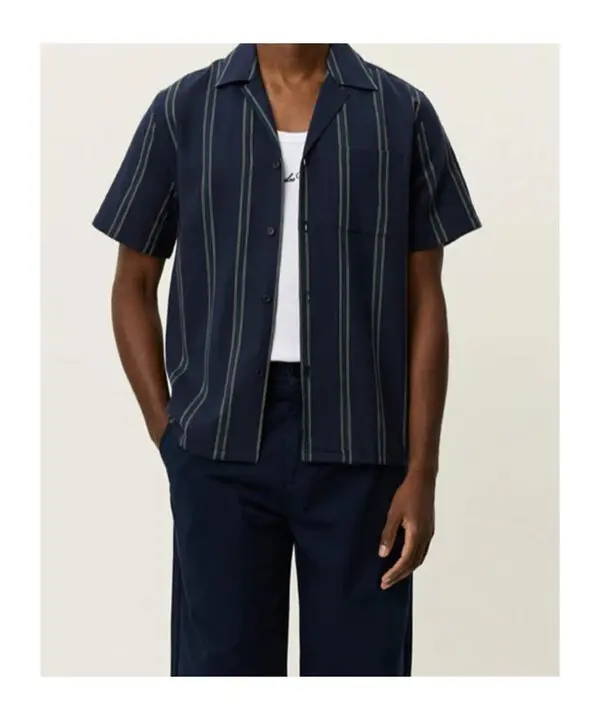 LES DEUX Lawson Striped-pattern Shirt