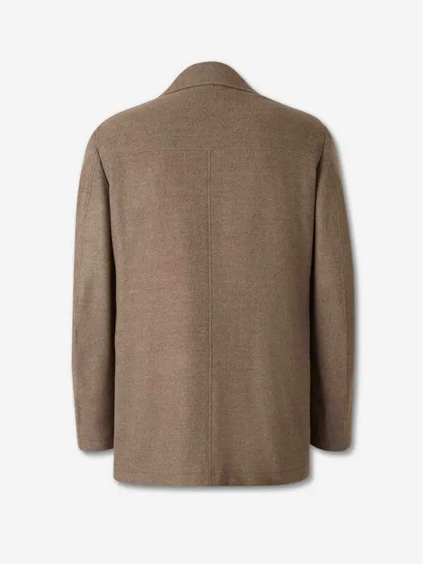 Canali Long Wool Coat