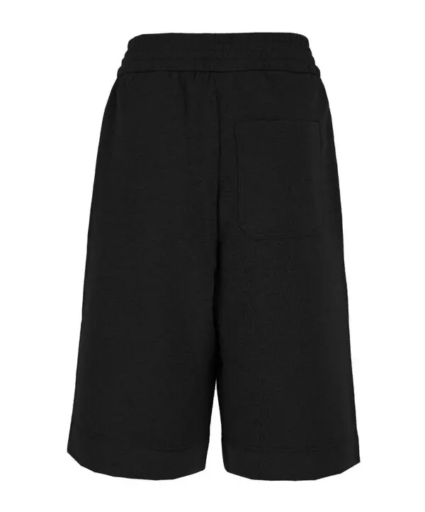 Dries Van Noten Elastic-waist Shorts - Black