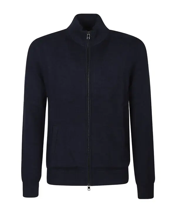 Michael Kors Zip-up High Neck Cardigan
