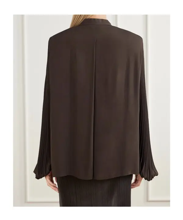 TOM FORD Pleated Pussy-bow Buttoned Shirt