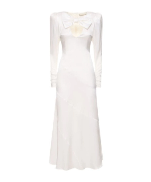 Alessandra Rich Bow Dress - No
