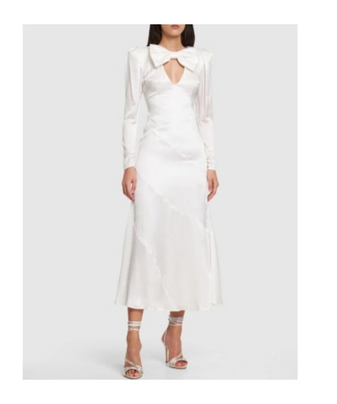 Alessandra Rich Bow Dress - No