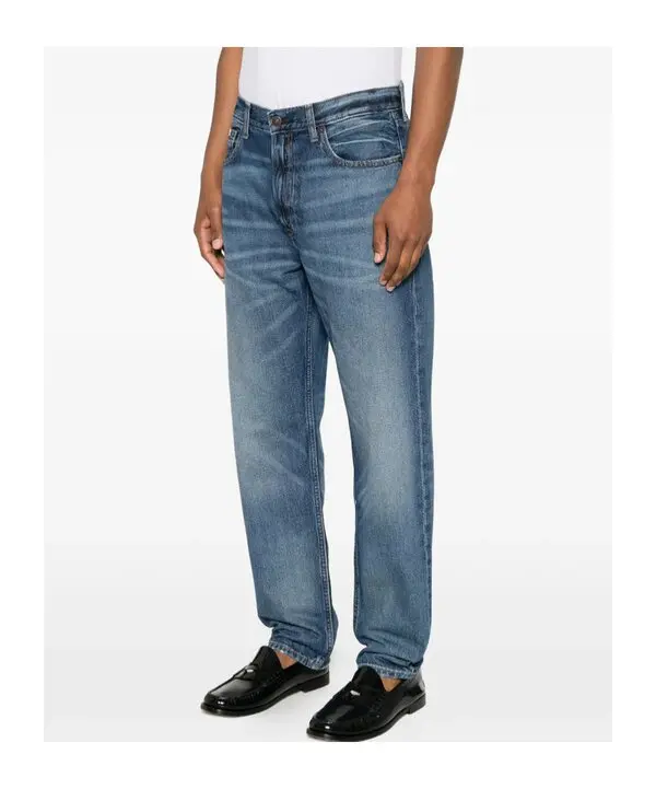 Calvin Klein Faded Straight-leg Jeans