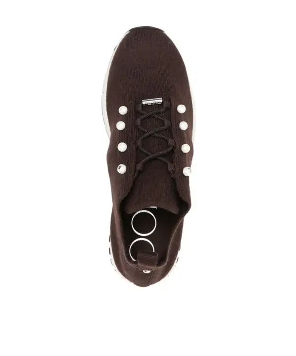 JIMMY CHOO Embellished Sneakers