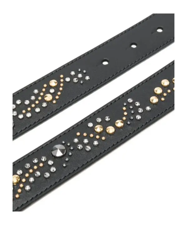 Versace Studded Leather Belt