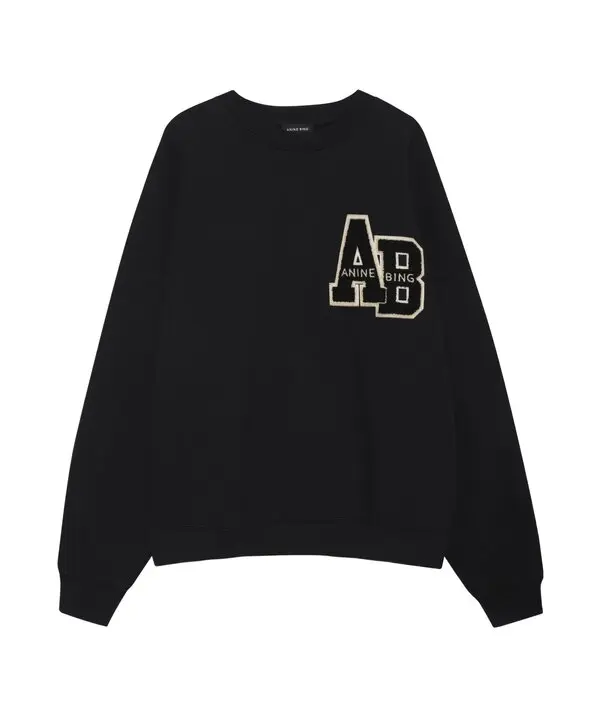 ANINE BING Miles Long-sleeved Hoodie - Black