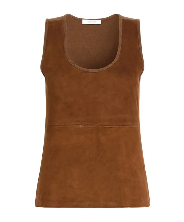 Max Mara Accordo Sleeveless Top - Camel