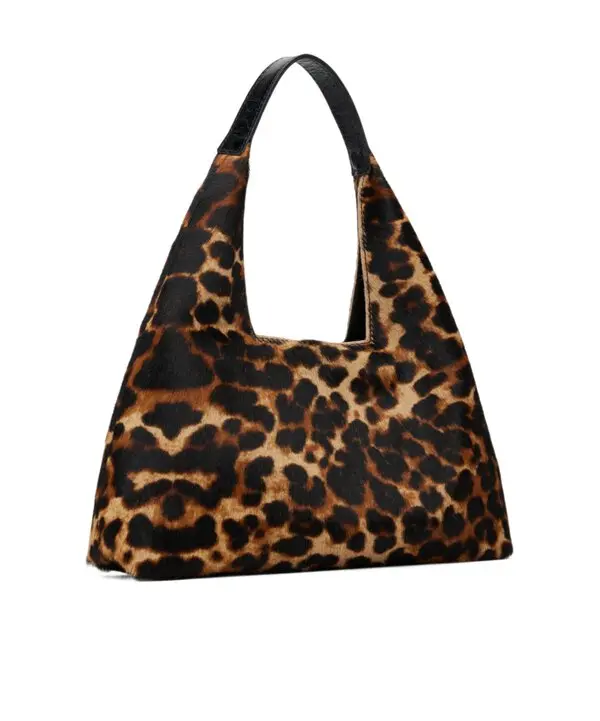 Marni Leopard-print Trapeze Spherical Clasp Tote Bag - Black