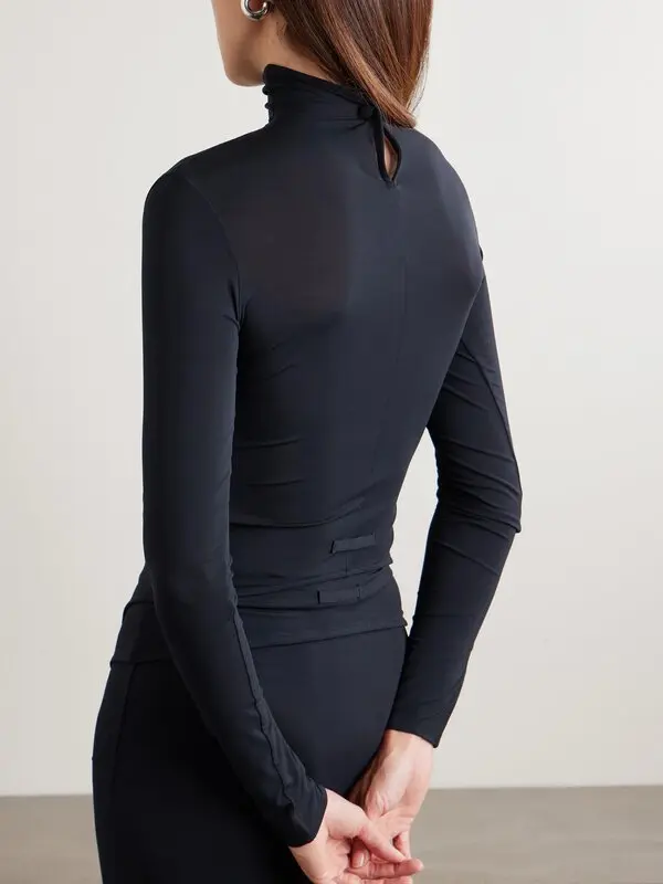 JEAN PAUL GAULTIER Form-fitting Turtleneck Top