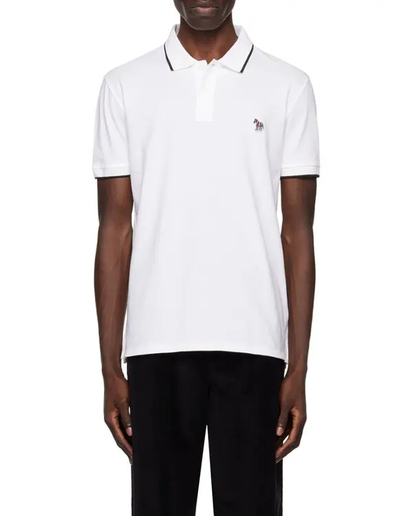 Paul Smith Zebra-motif Polo Shirt