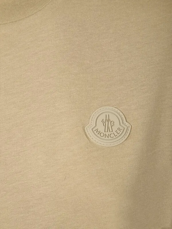 Moncler Ruffled Logo-patch T-shirt