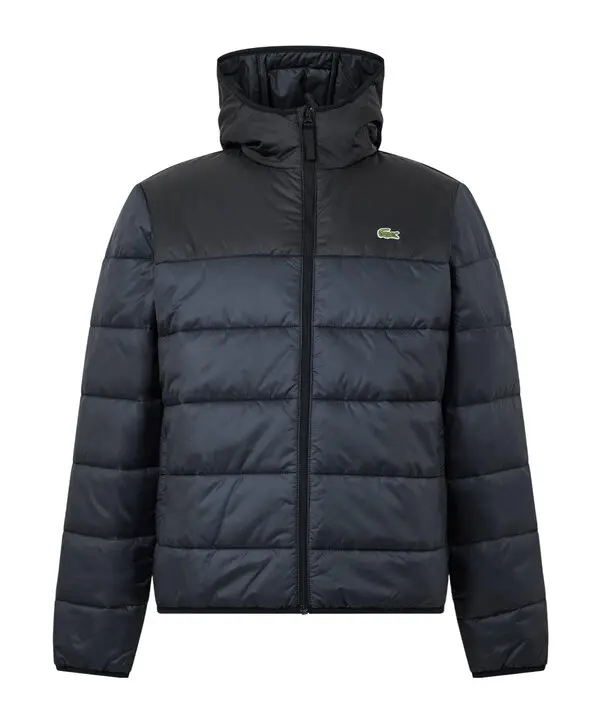Lacoste Hooded Quilted Puffer Jacket