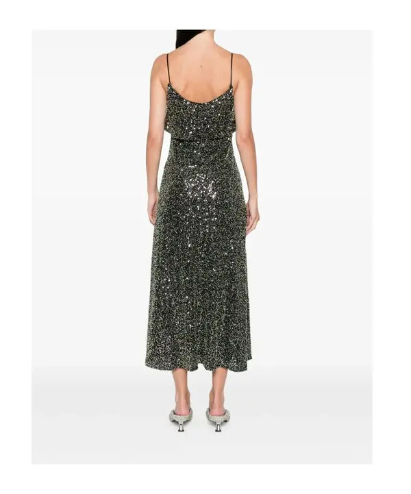 Rabanne Sequin-layered Midi Dress