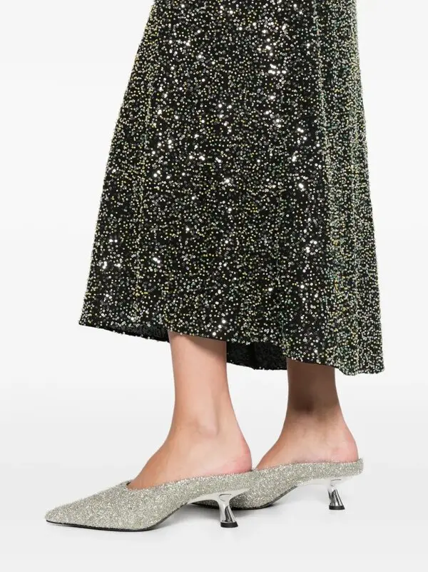 Rabanne Sequin-layered Midi Dress