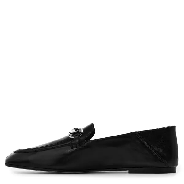 Gucci Polished Leather Loafer - Black