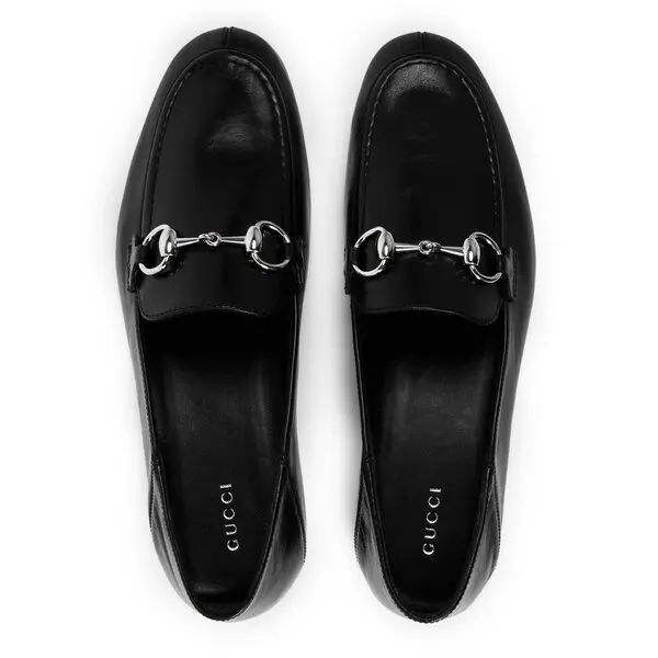 Gucci Polished Leather Loafer - Black
