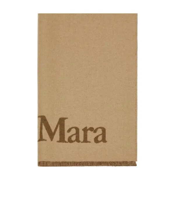 Max Mara Cashmere And Wool Stole - Camel