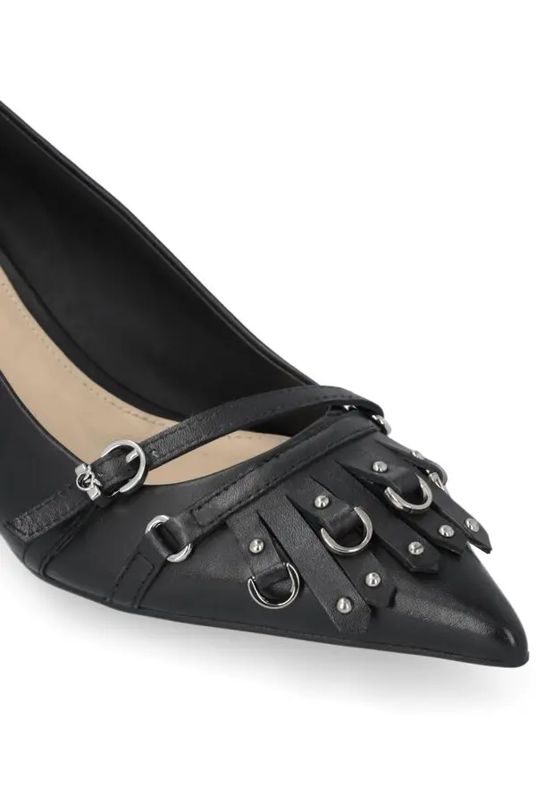 Pinko Eyelet-embellished Pointed-toe Pumps