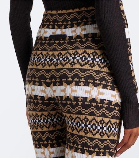 JEAN PAUL GAULTIER Knitted Virgin Wool Leggings