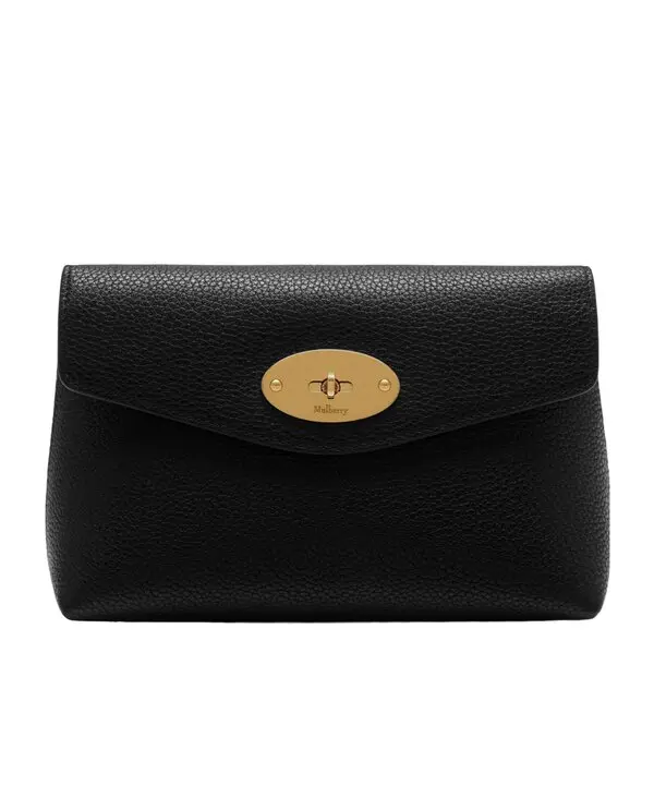 Mulberry Grained Leather Flap Bag