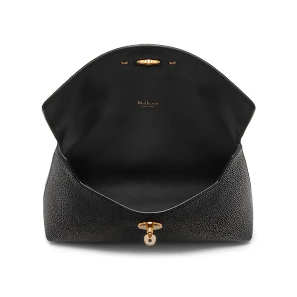Mulberry Grained Leather Flap Bag
