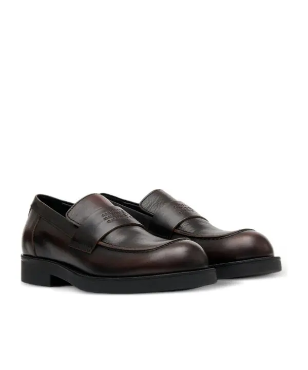 MAISON MARGIELA Round-toe Leather Loafers