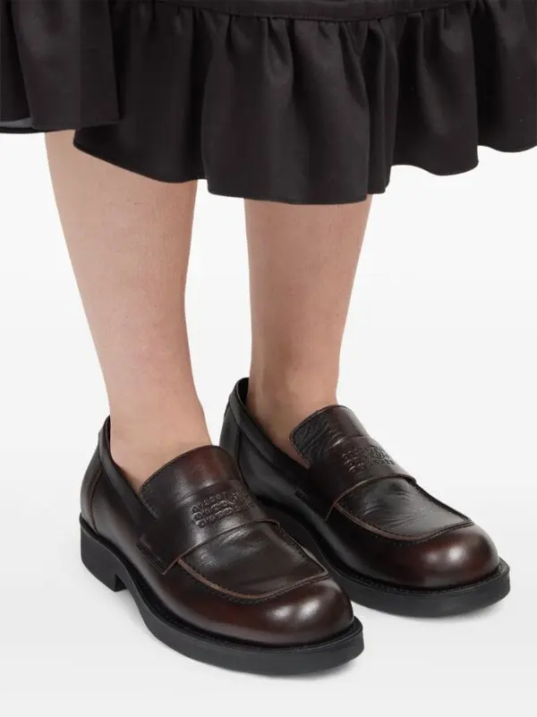 MAISON MARGIELA Round-toe Leather Loafers