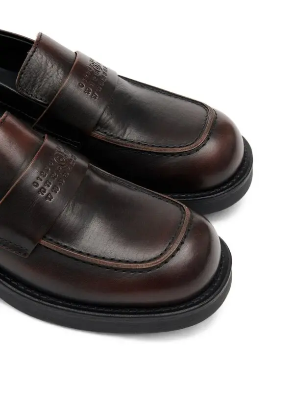 MAISON MARGIELA Round-toe Leather Loafers