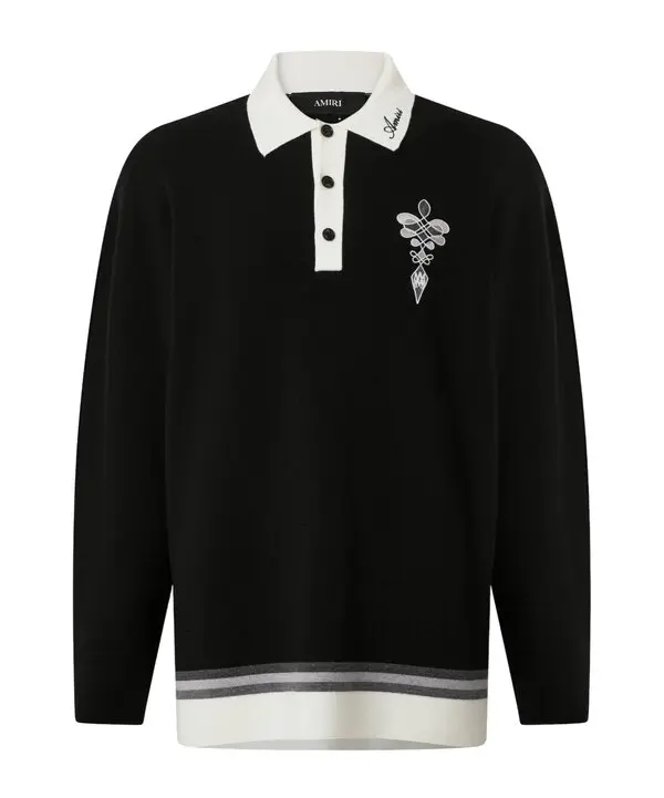 Amiri Knit Polo Shirt