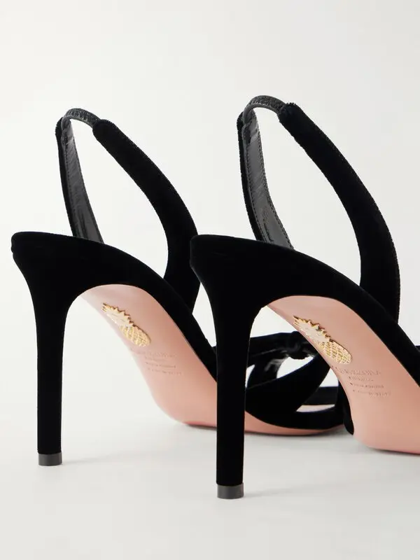 AQUAZZURA Velvet Sandals