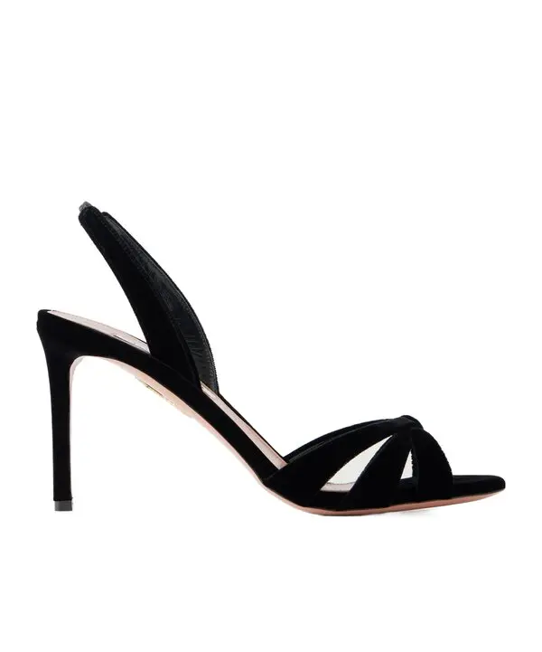AQUAZZURA Velvet Sandals - No