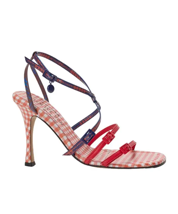Loewe New Comic Sandal In Printed Nappa Lambskin - Multicolor