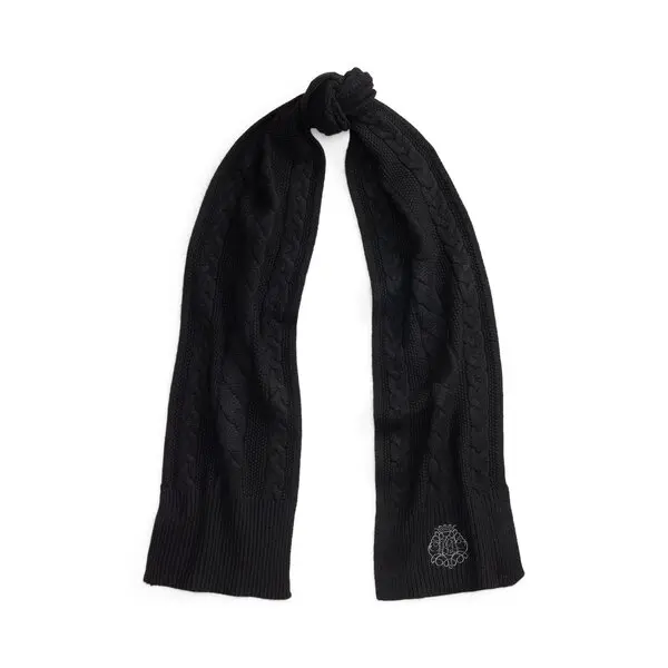 Ralph Lauren Cable Knit Long Scarf