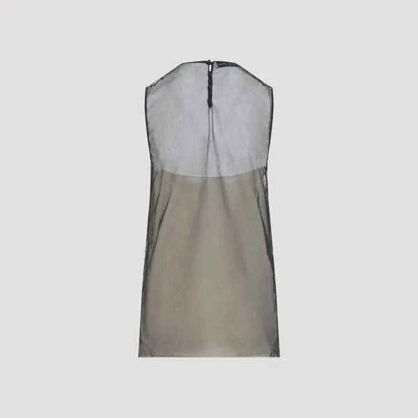 Miu Miu Embellished Tulle Top