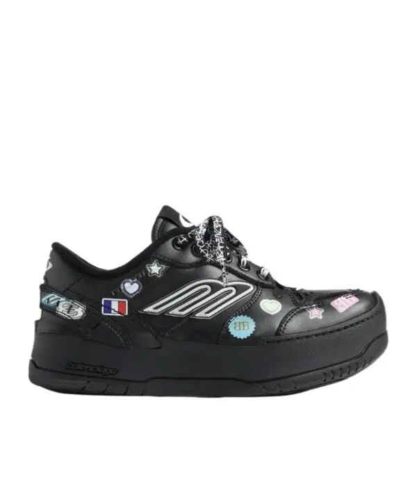 Balenciaga Hamptons Stickers Patch-detail Platform Sneakers
