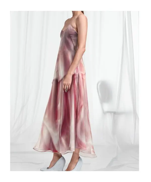 MAISON MARGIELA Trompe L'oeil Organza Slip Dress